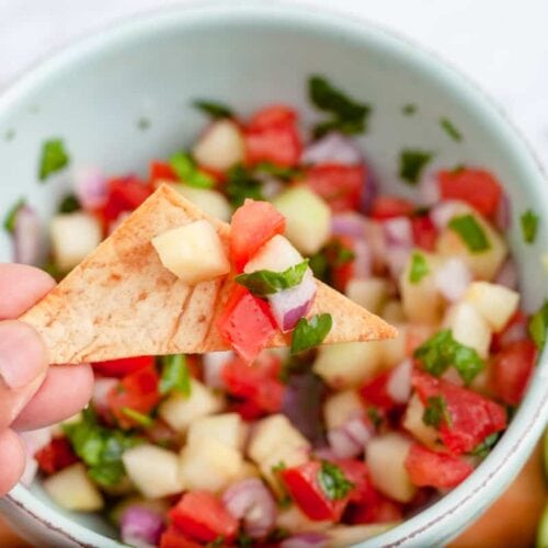 Mediterranean Greek Salsa - On Ty's Plate