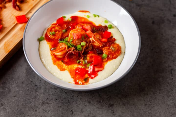 Creole Shrimp and Grits - On Ty's Plate