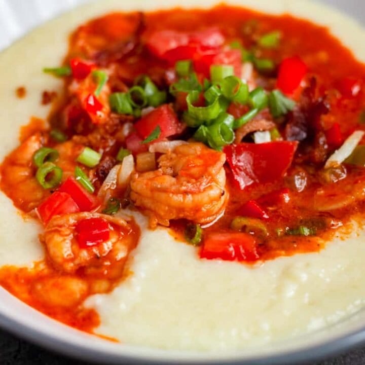 Creole Shrimp and Grits - On Ty's Plate