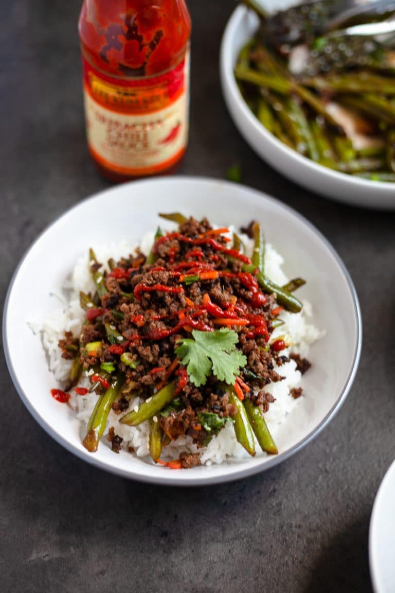 Asian-Inspired Beef Bowl - On Ty's Plate