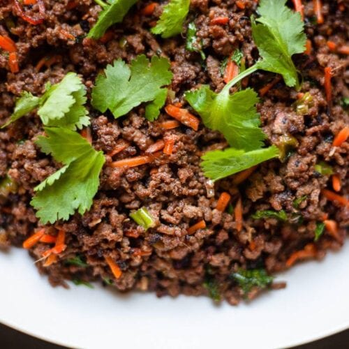 Asian-Inspired Beef Bowl - On Ty's Plate