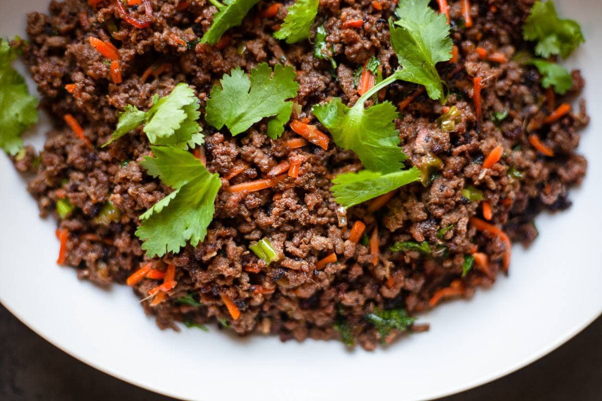 Asian-Inspired Beef Bowl - On Ty's Plate