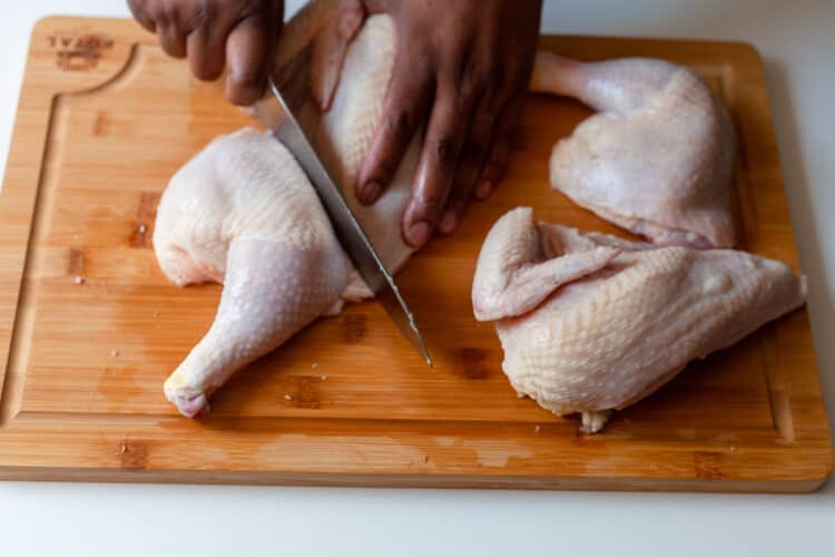 How to Cut Up a Whole Chicken - On Ty's Plate