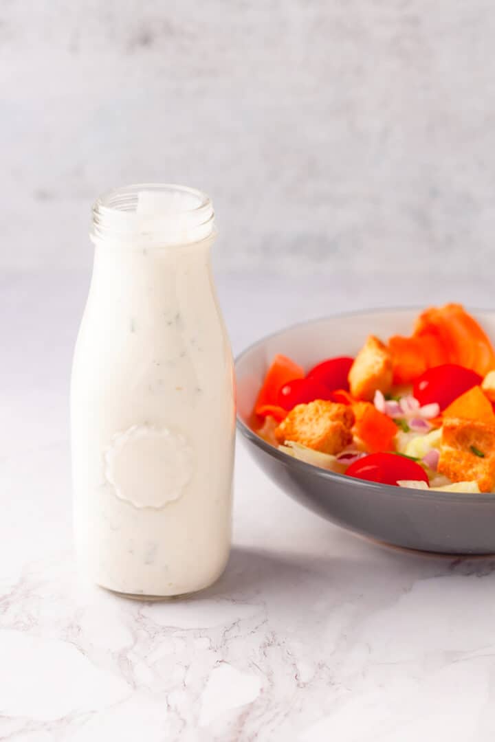 Delicious Buttermilk Chive Salad Dressing and Dip - On Ty's Plate