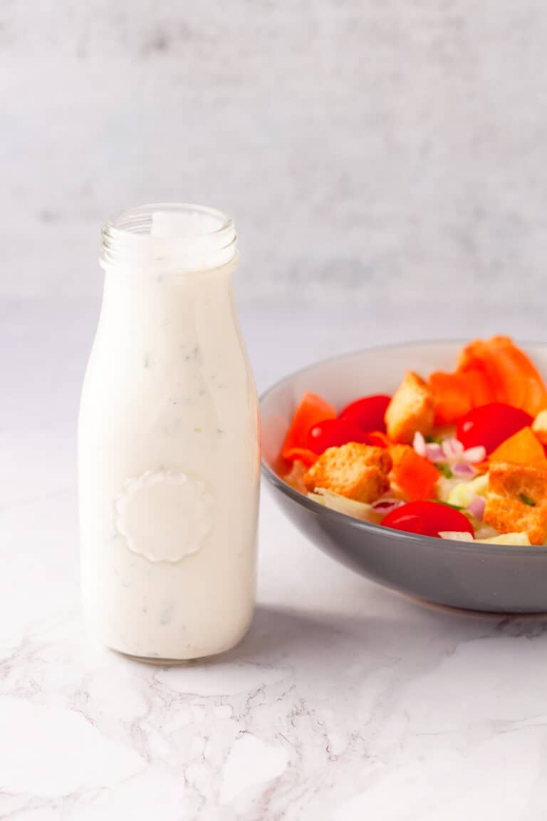 Delicious Buttermilk Chive Salad Dressing and Dip - On Ty's Plate